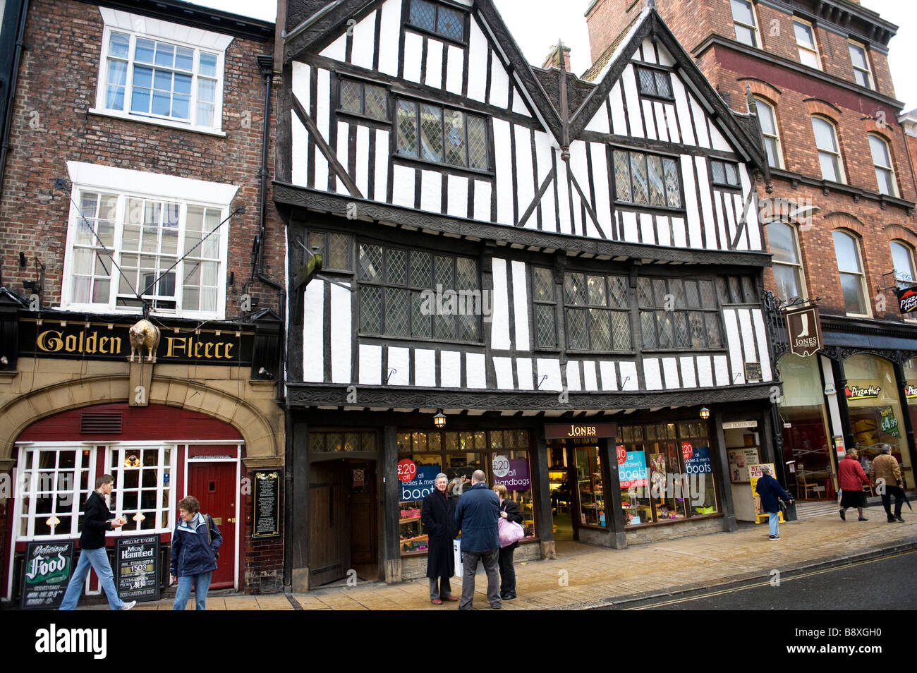 Shops in Pavement York FOR EDITORIAL USE ONLY Stock Photo - Alamy