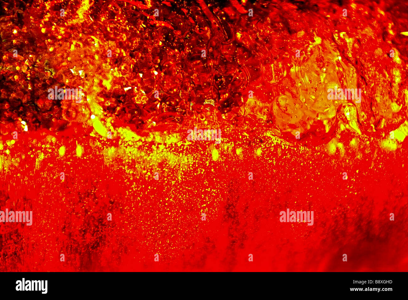 boiling red water in the tube Stock Photo - Alamy