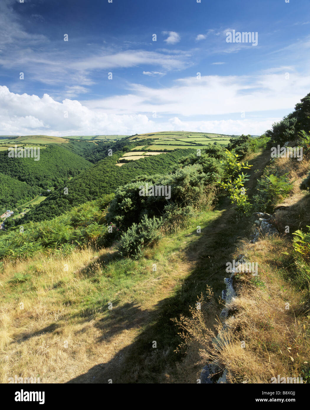 Heddon Valley:Heddon's Mouth Stock Photo - Alamy