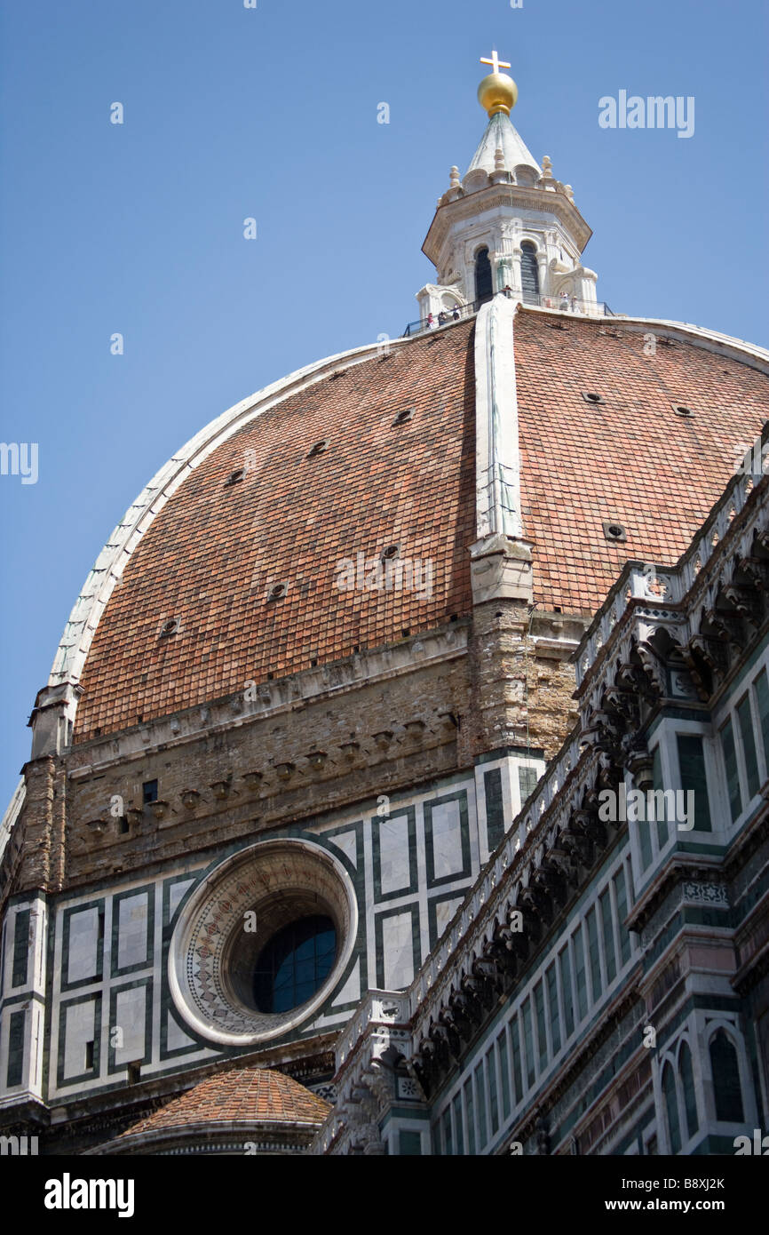 Dome of the Duomo (cathedral) from the Piazza del Duomo, Florence ...