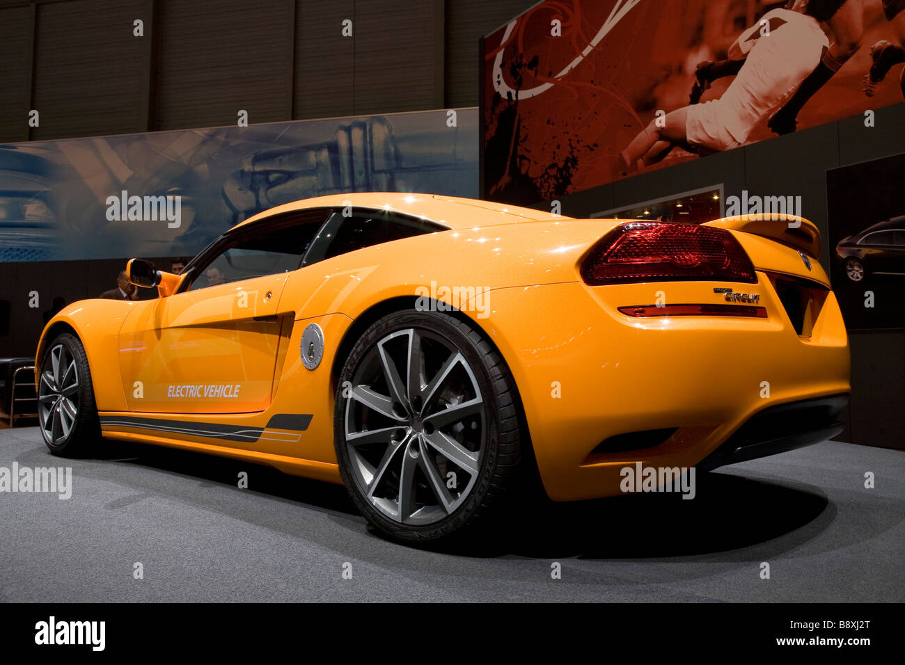 Dodge Circuit EV shown at a European motor show Stock Photo - Alamy