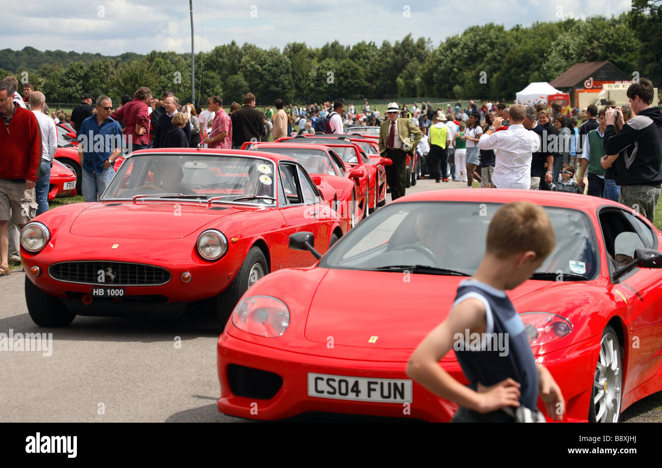 Ferrari display show including F40 and F360 Stock Photo - Alamy