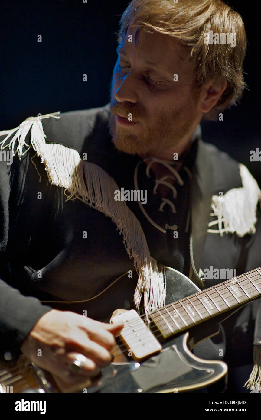 Rock guitarist Dan Auerbach Stock Photo - Alamy
