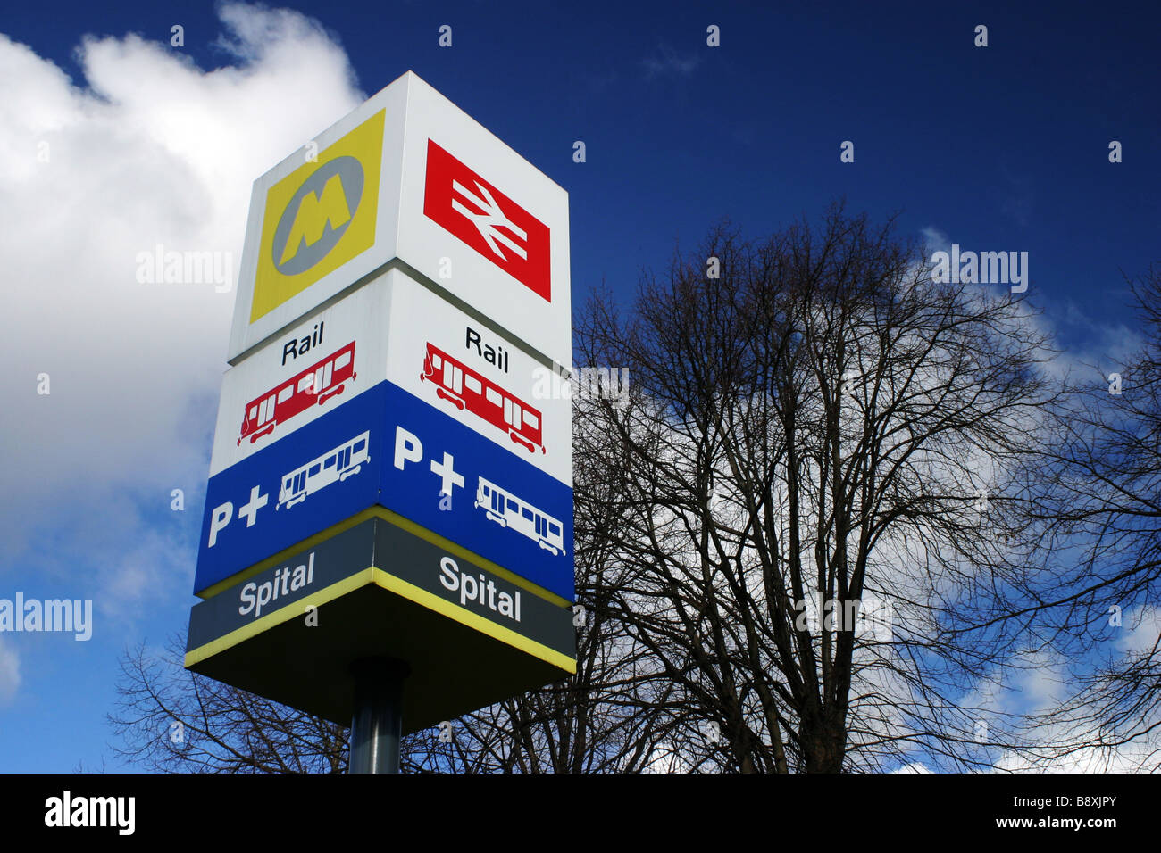 British railway station place name sign Stock Photo - Alamy