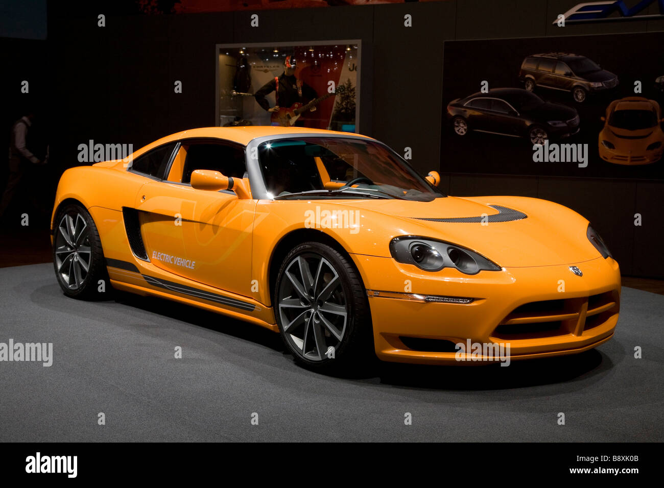 Dodge Circuit EV shown at a European motor show Stock Photo - Alamy