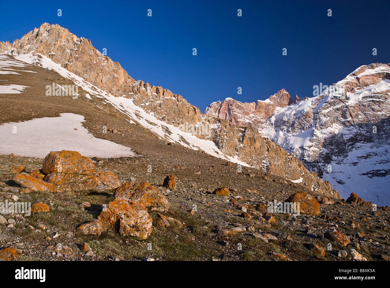 Fan mountains, Pamir, Tajikistan, Asia Stock Photo - Alamy