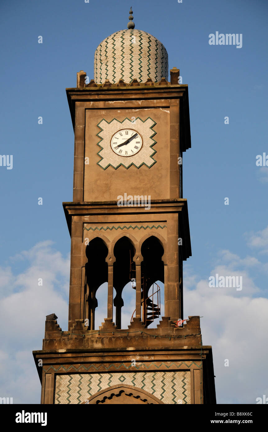 Clock Tower in the Old Medina market Place des Nations Unies Casablanca ...
