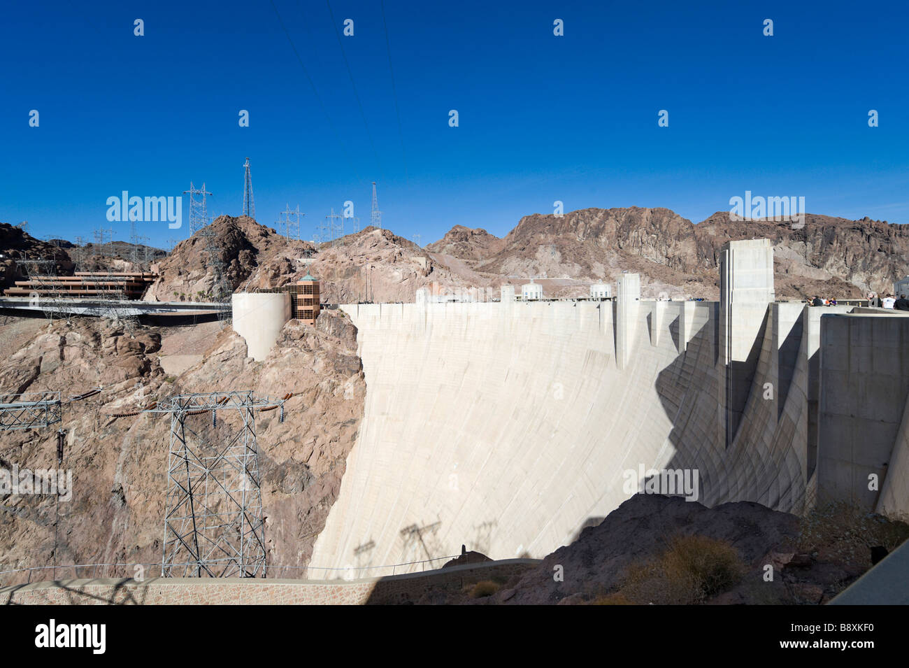 The Hoover Dam, Arizona/Nevada state border, USA Stock Photo - Alamy
