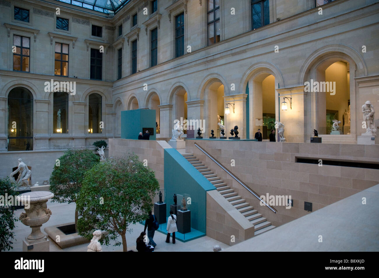 Richelieu wing at the Louvre Museum Stock Photo - Alamy