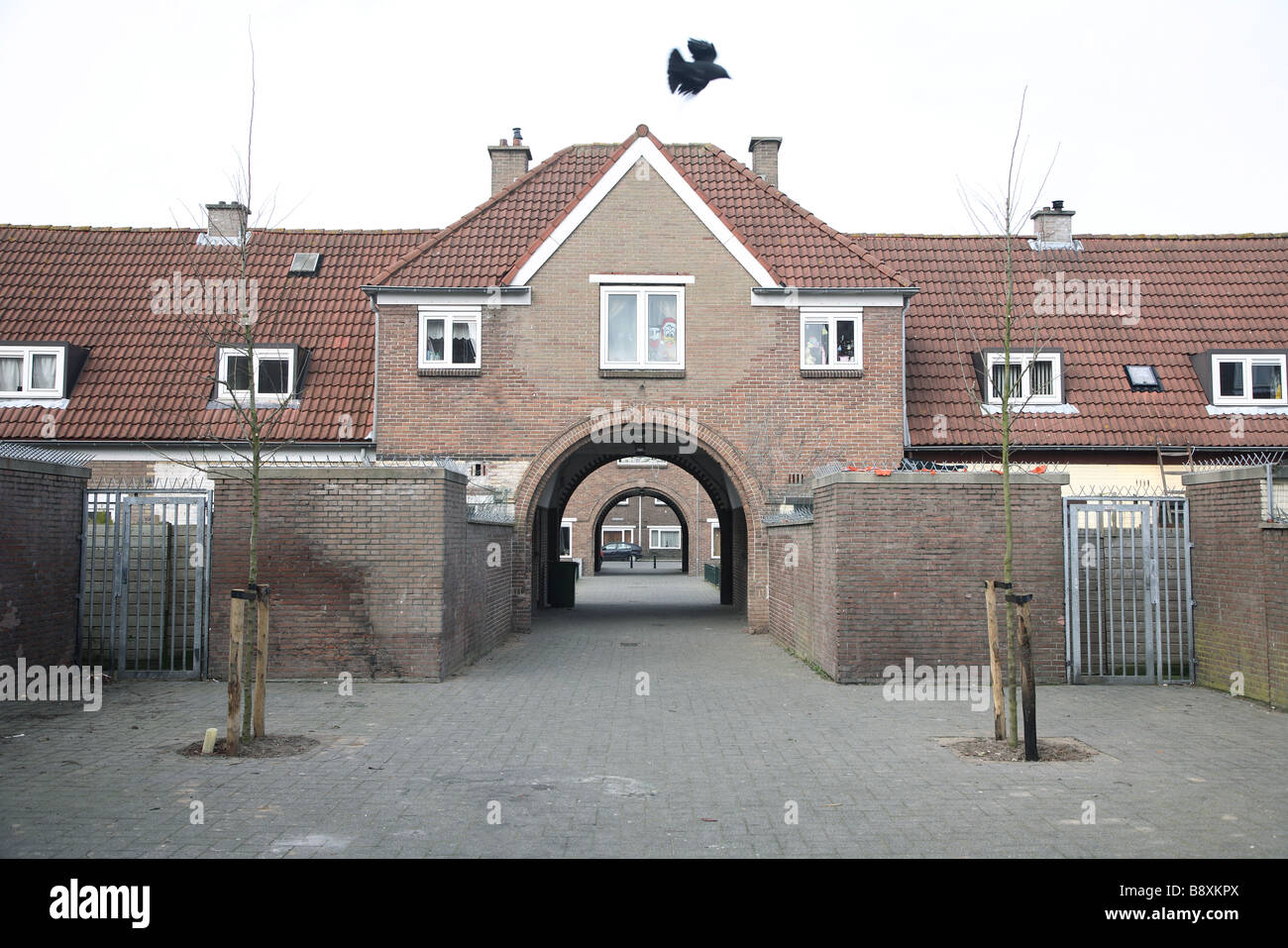 The Hague, Netherlands, Spoorwijk, outskirt, slums, backstreet district ...