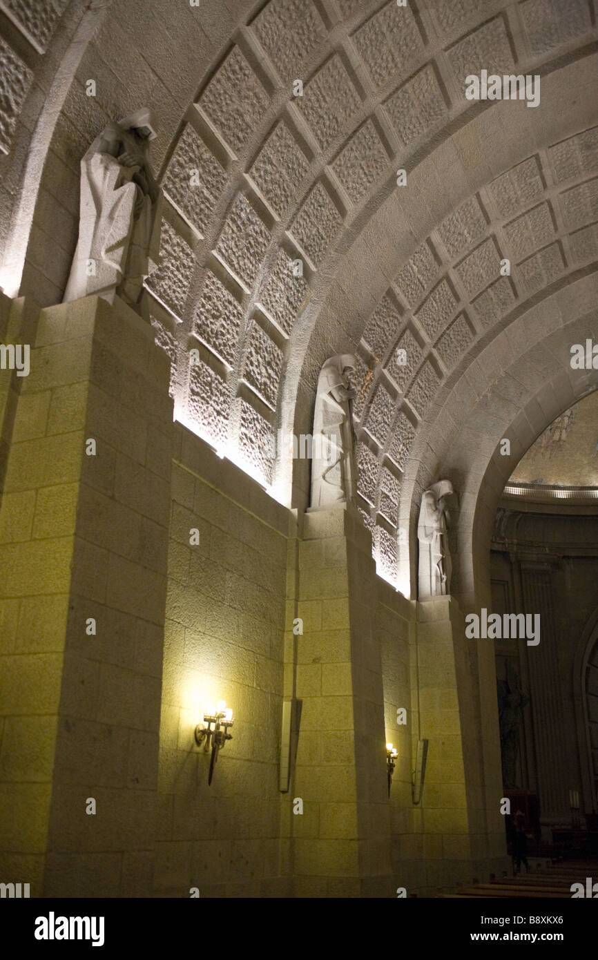 Interior of Valley of the Fallen Monument Stock Photo - Alamy