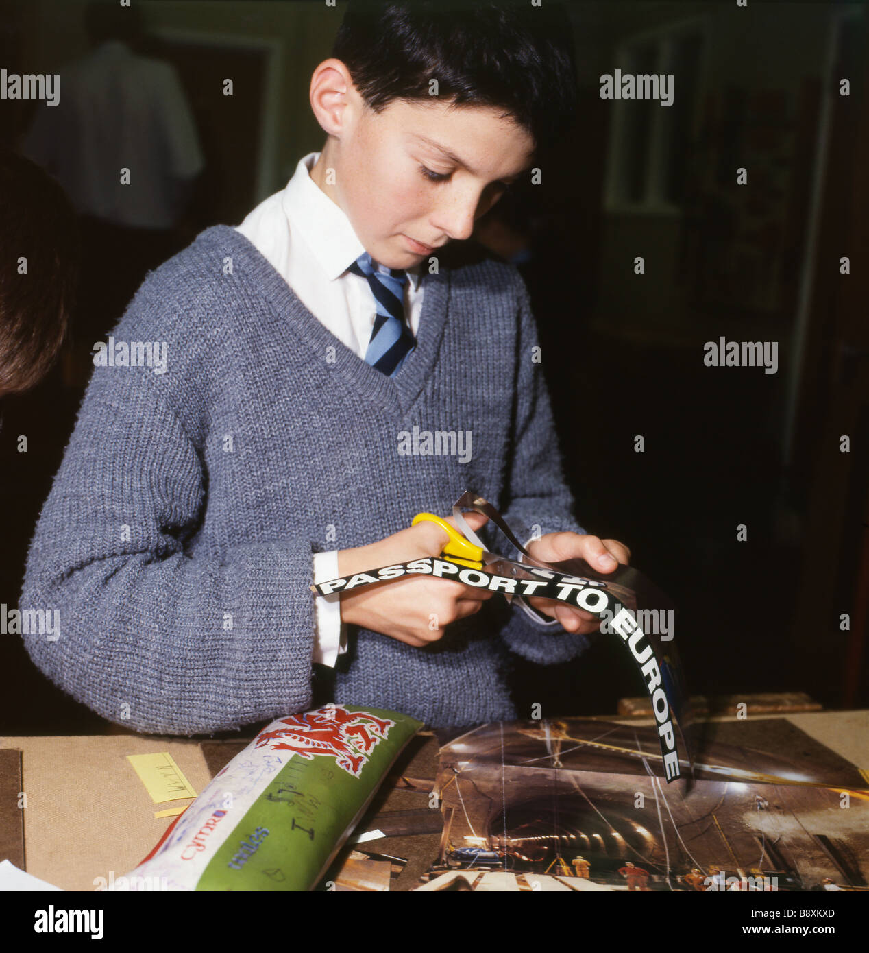 Boy british school uniform hi-res stock photography and images - Alamy
