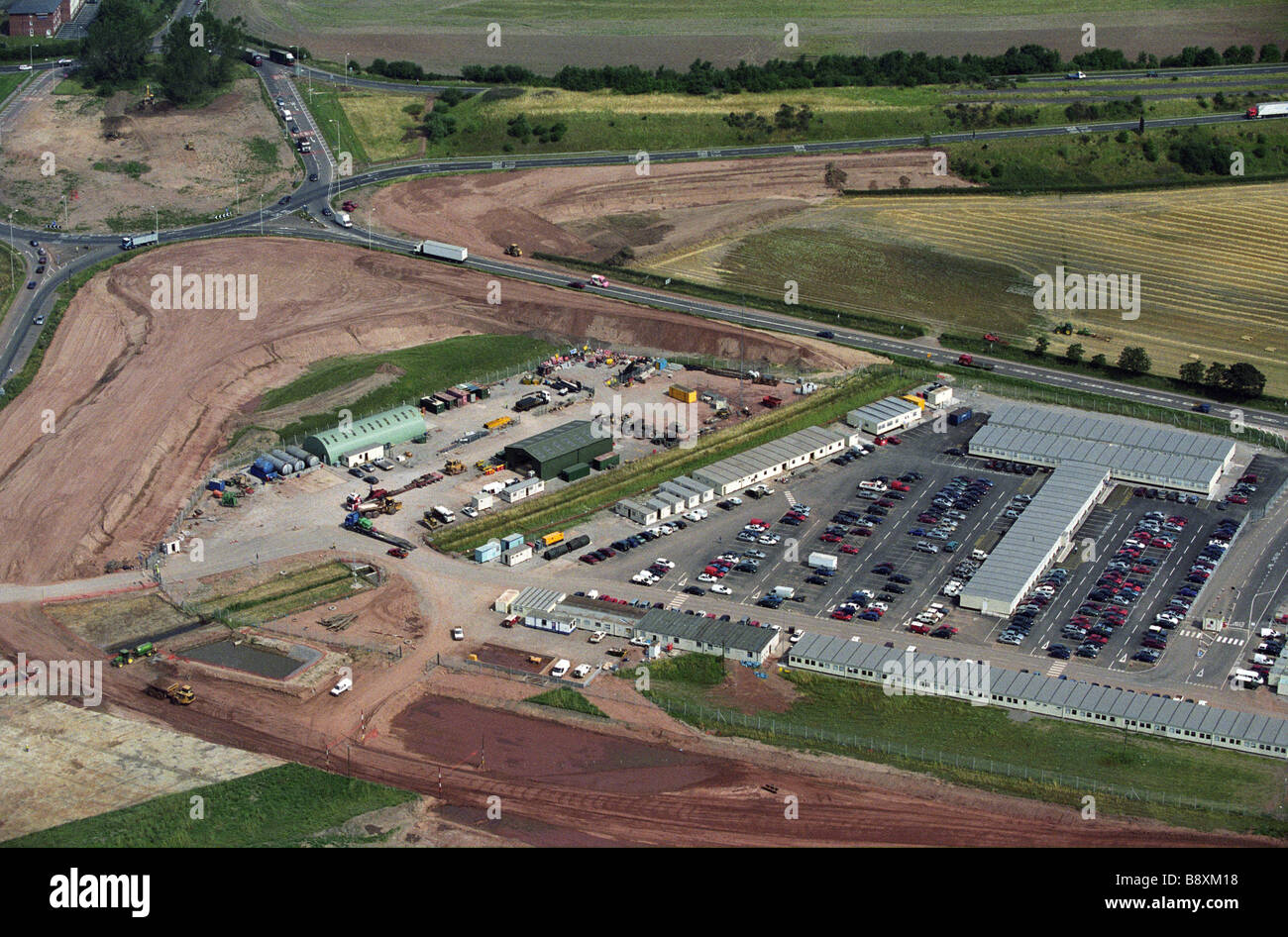 M6 toll construction hi-res stock photography and images - Alamy