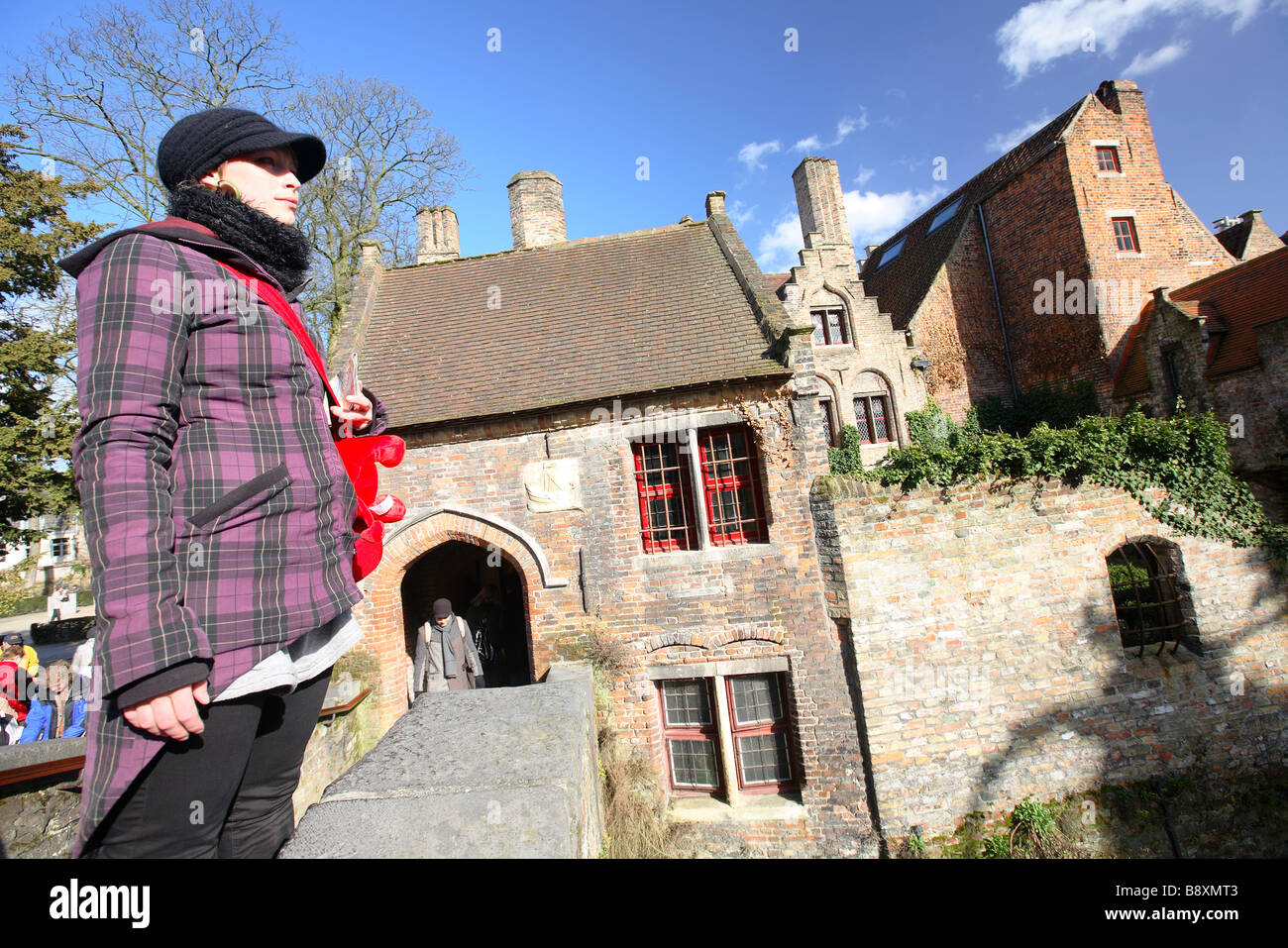 Bruges, Brugge, Flanders, Belgium, Saint Bonifacius bridge Stock Photo ...