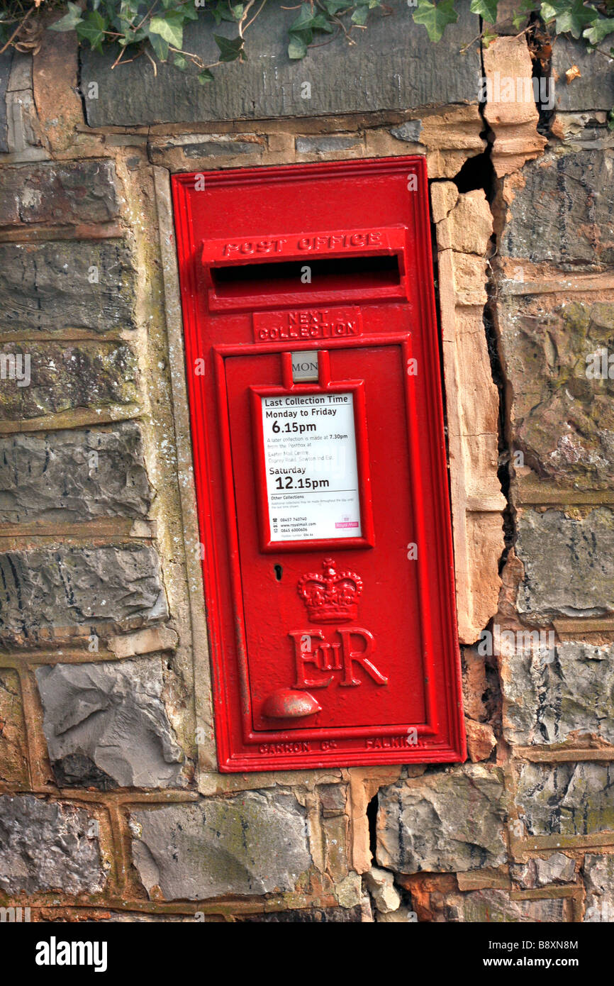 Post Box in Exeter, Devon, UK Stock Photo - Alamy