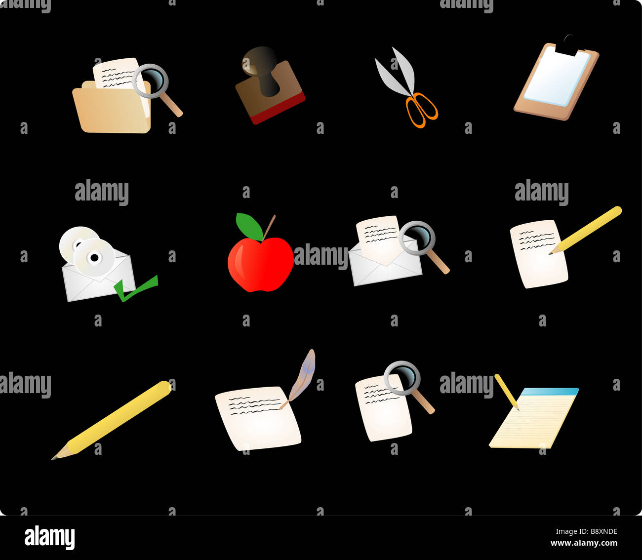 Pencil stamp hi-res stock photography and images - Alamy