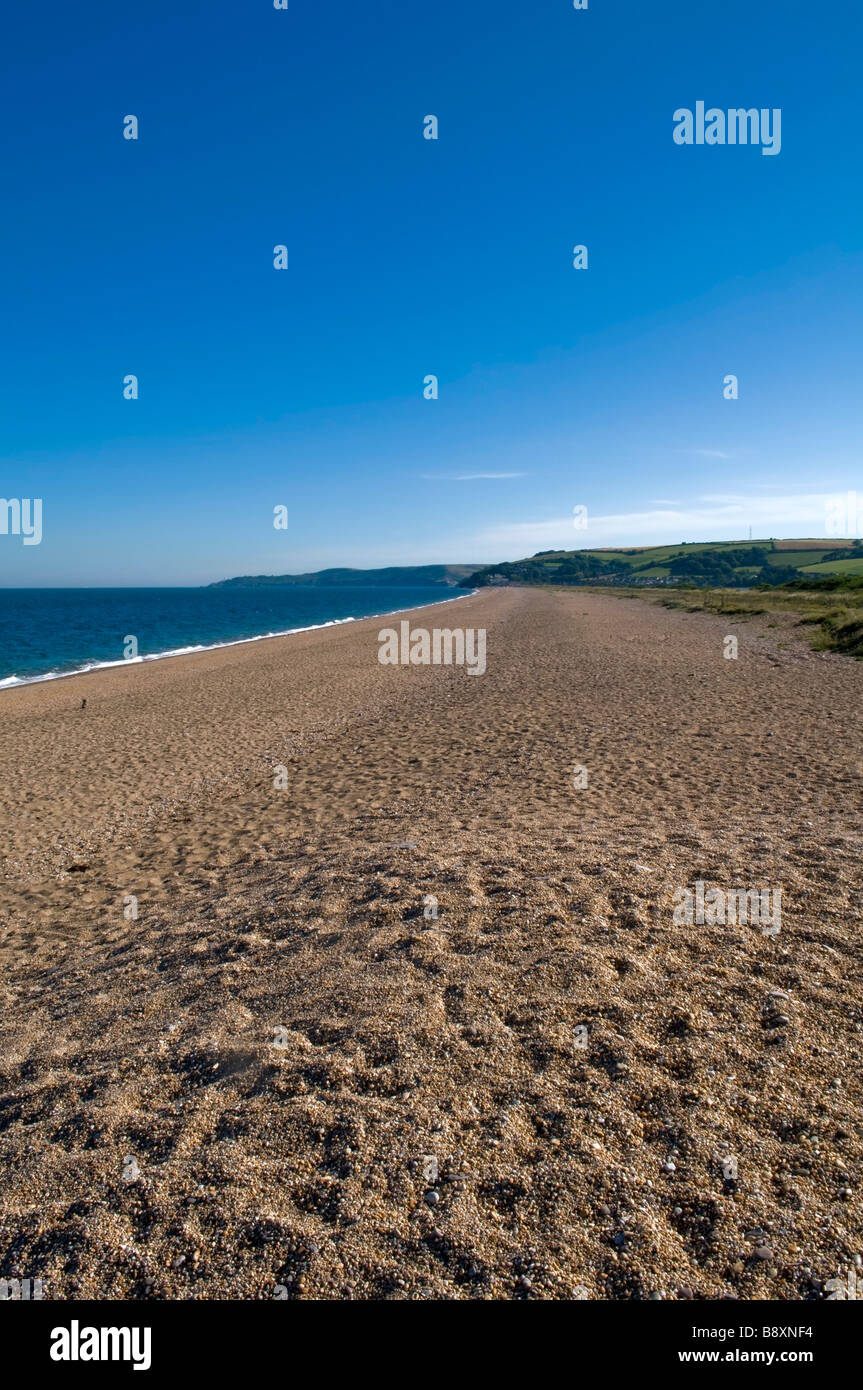 sand spit at slapton the south hams devon on the south west coast path ...