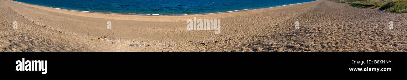sand spit at slapton the south hams devon on the south west coast path ...