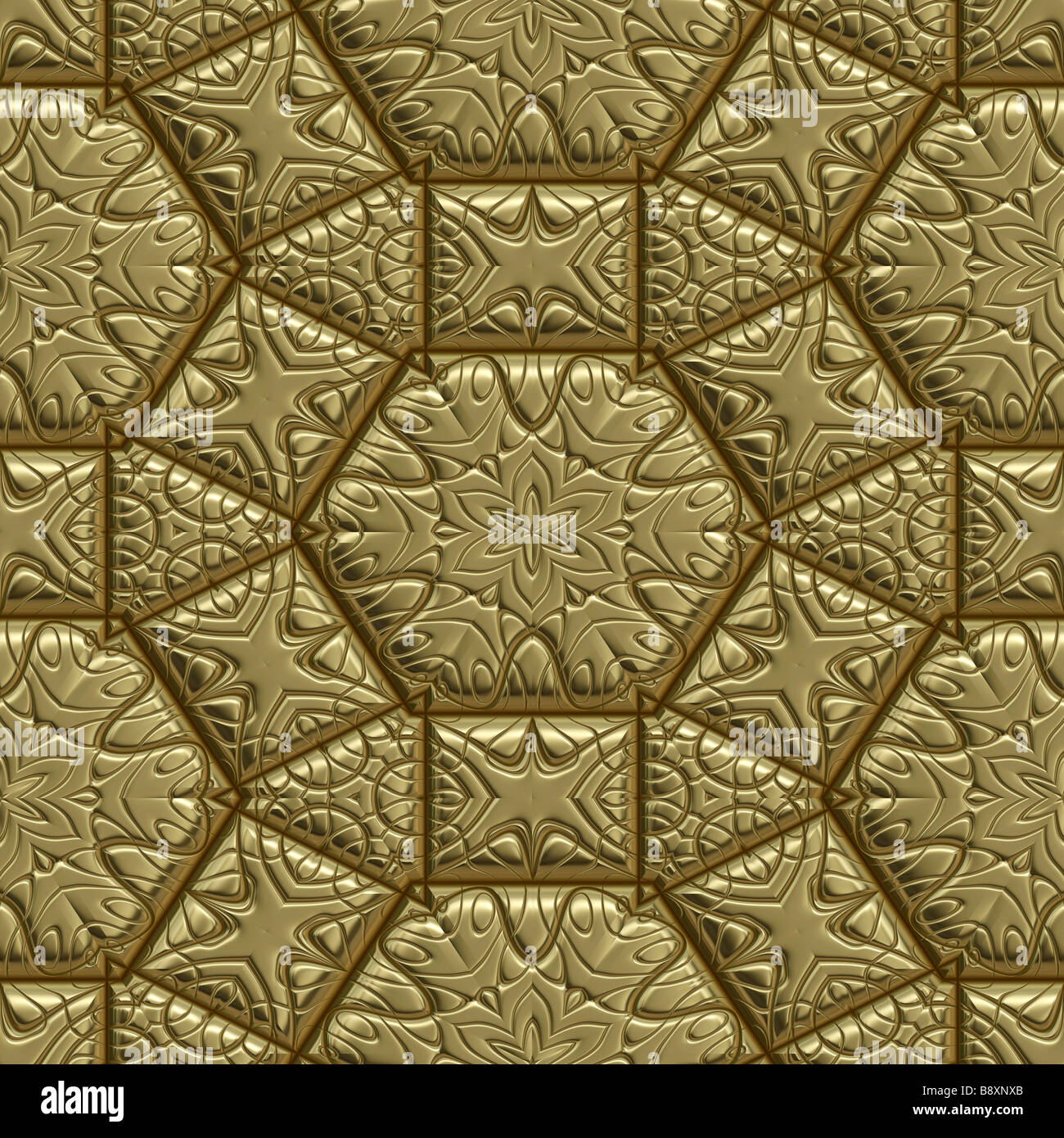 a great patterned gold metal background Stock Photo - Alamy