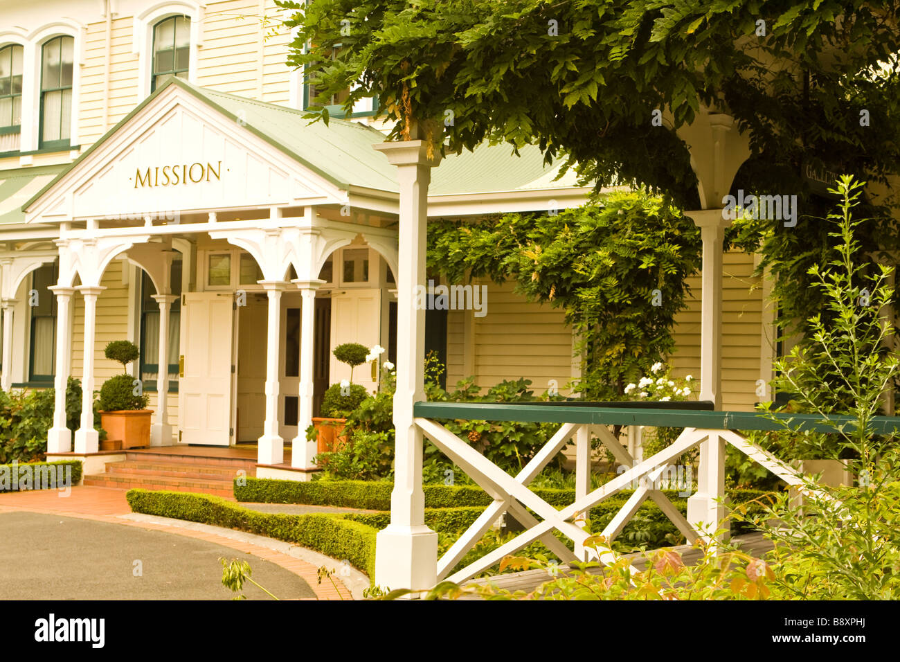 Mission Estate Winery Napier New Zealand Stock Photo - Alamy