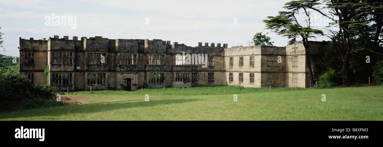 The South Front of Gibside Hall on a beautiful spring day Stock Photo ...