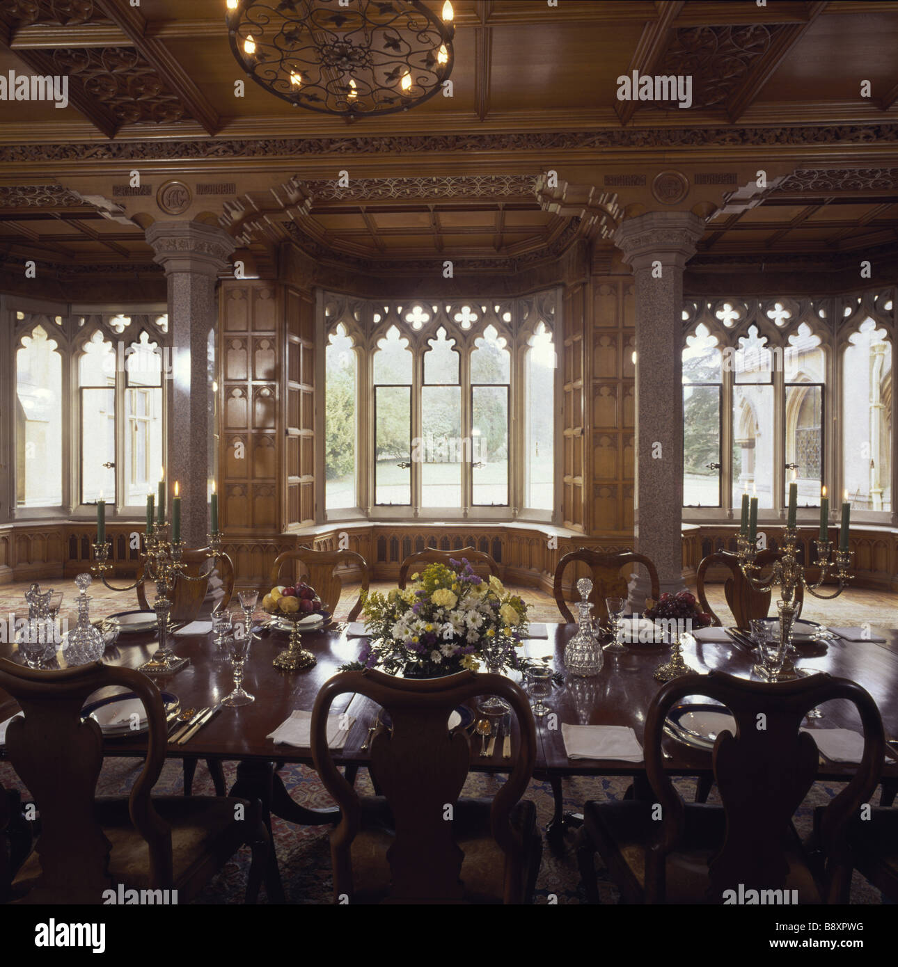 Tyntesfield Gothic Mansion High Resolution Stock Photography and Images ...