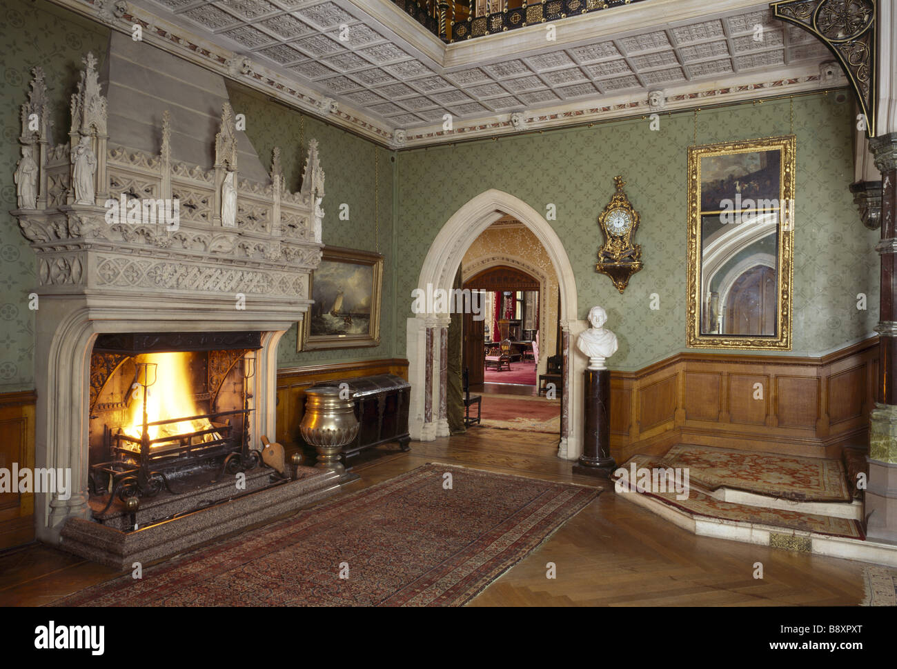 19th century gothic wallpaper hi-res stock photography and images - Alamy