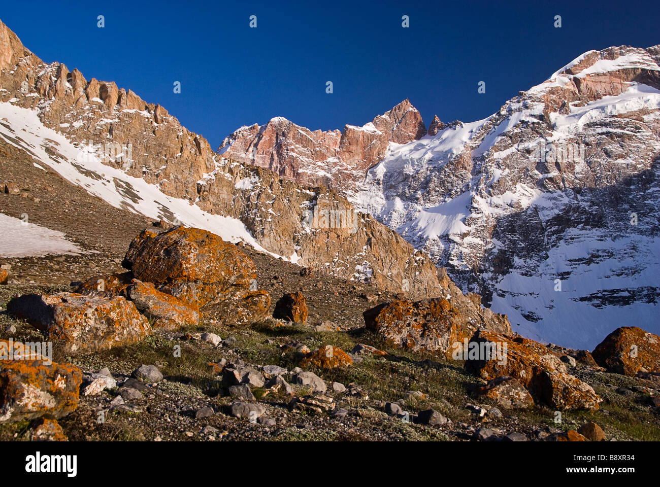 Fan mountains, Pamir, Tajikistan, Asia Stock Photo - Alamy