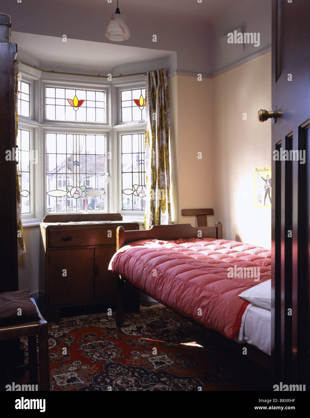 John Lennon s bedroom at Mendips from the door John composed several ...