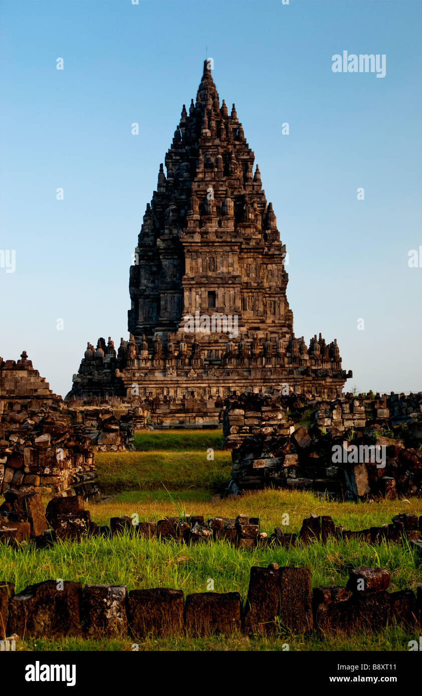 Prambanan hindu temple yogyakarta java indonesia Stock Photo - Alamy