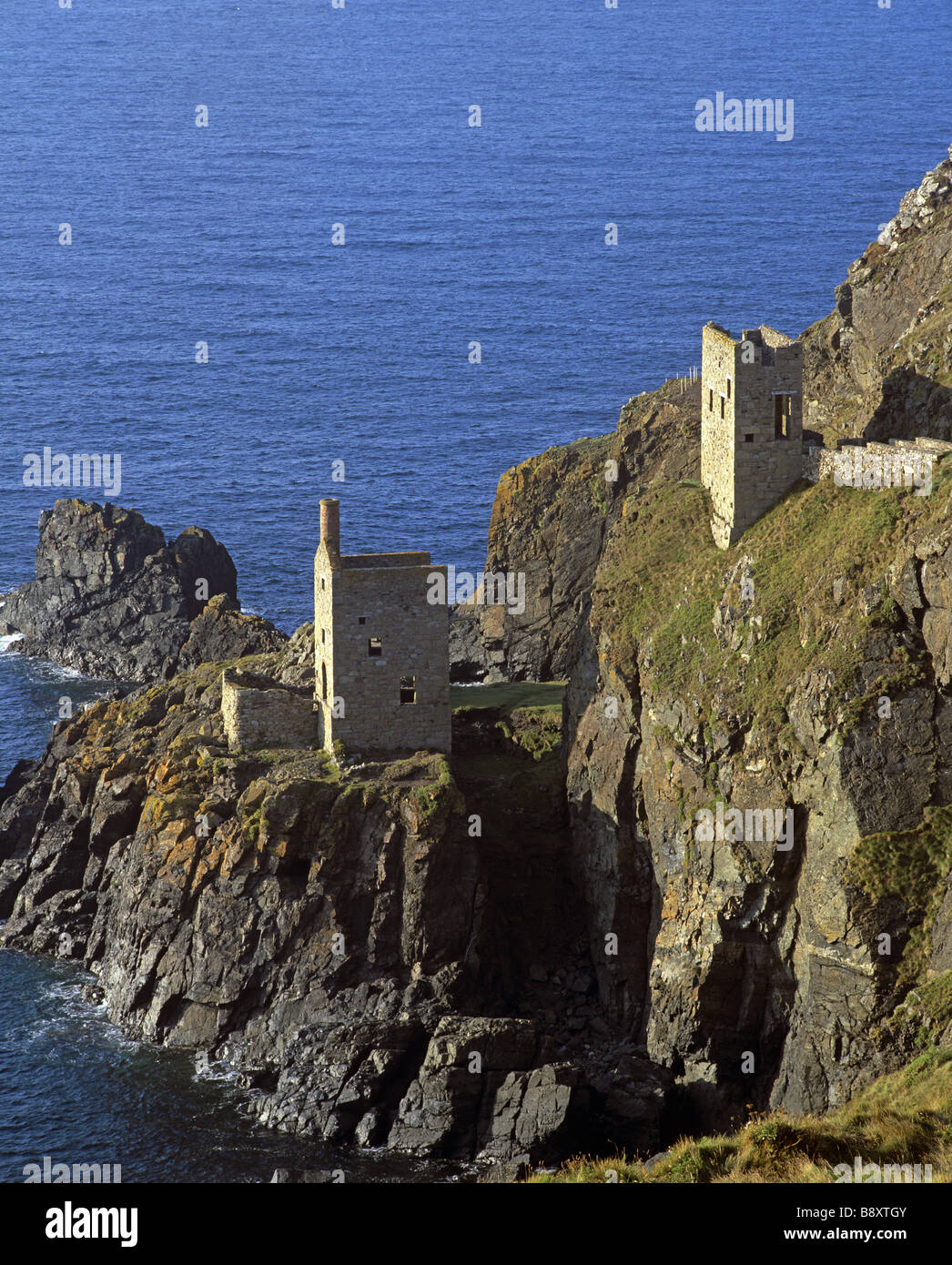 Cornish Mines: Botallack & Kenidjack Mines Stock Photo - Alamy
