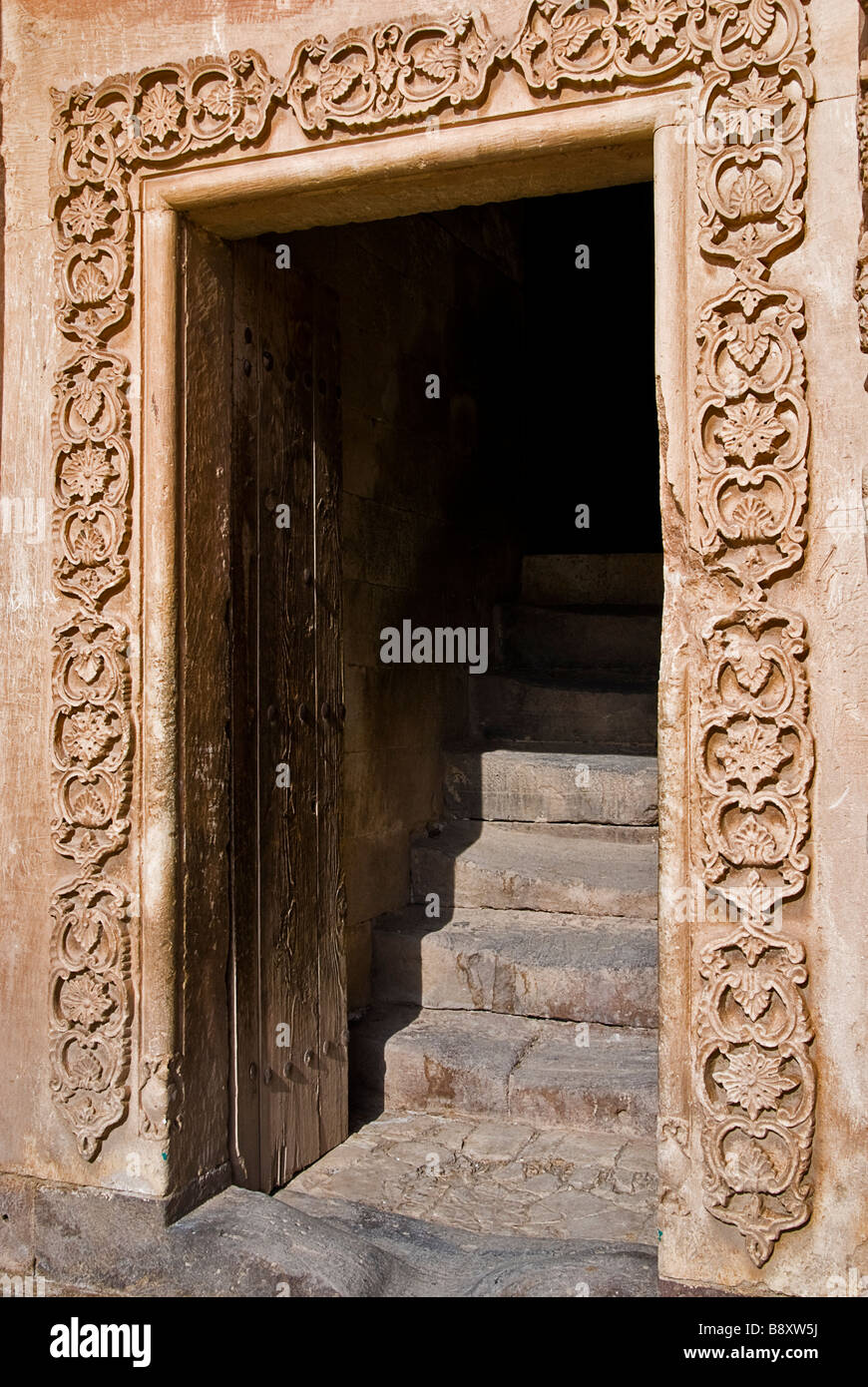 Open door and stairs, Turkey, Asia Stock Photo - Alamy