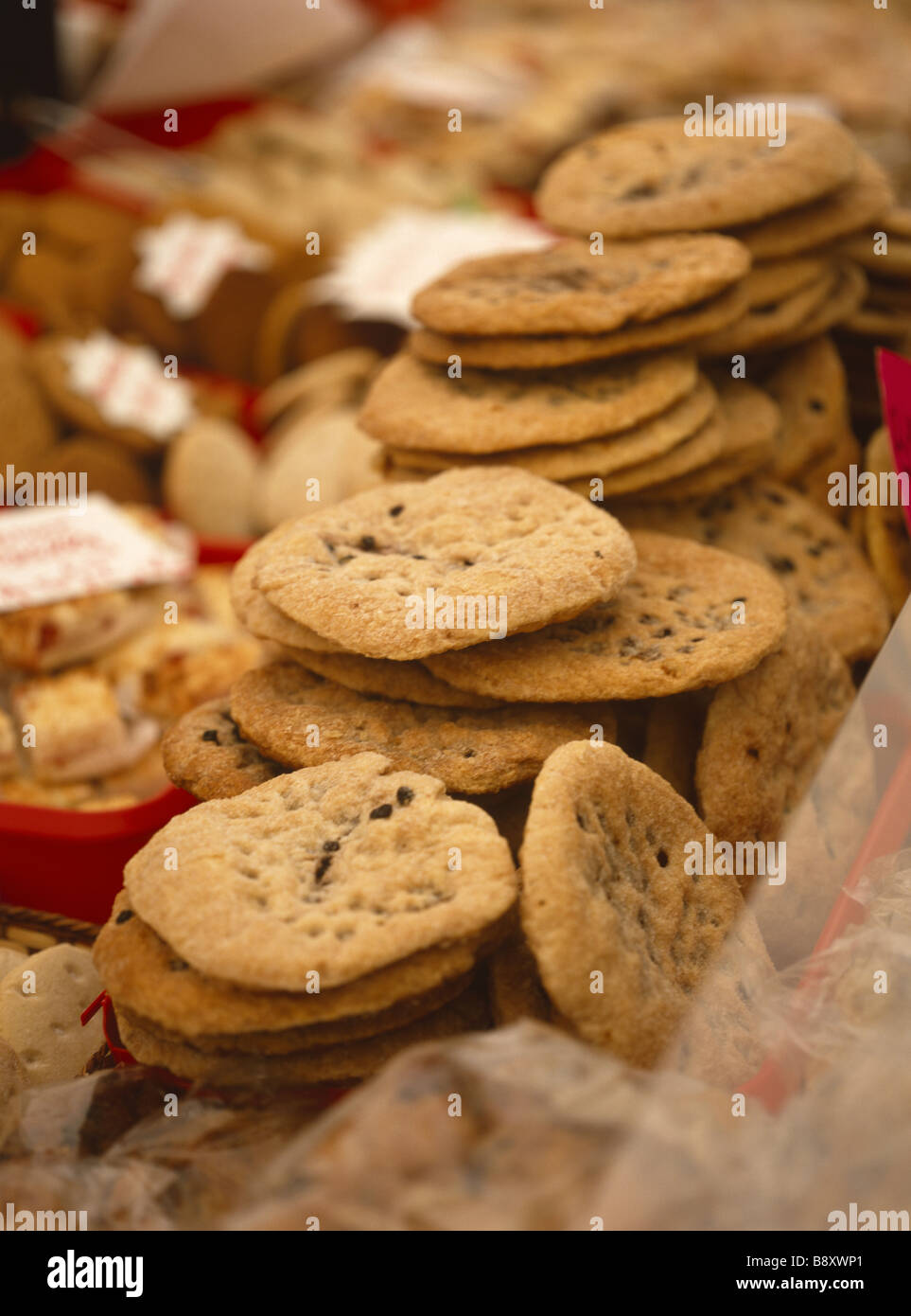 Various types of biscuit on sale at the Countryside and Craft Fair at ...