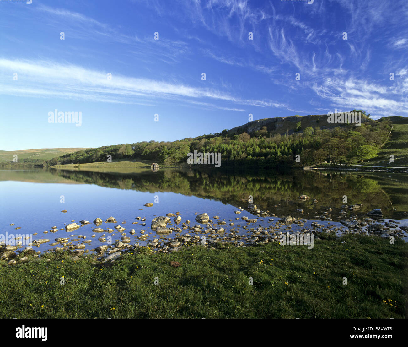 Malham Tarn Estate Stock Photo - Alamy