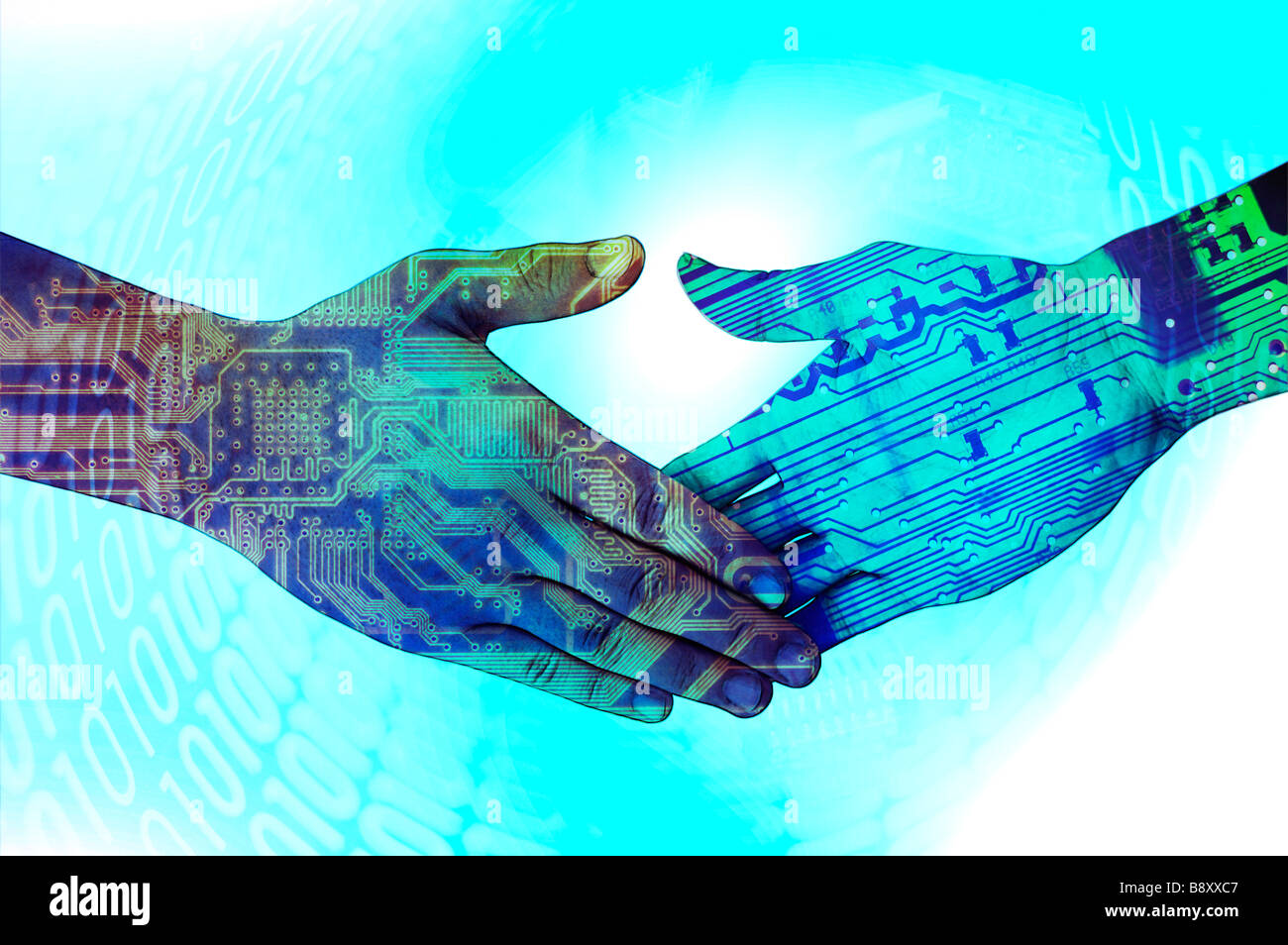 Two hands shaking together Stock Photo - Alamy