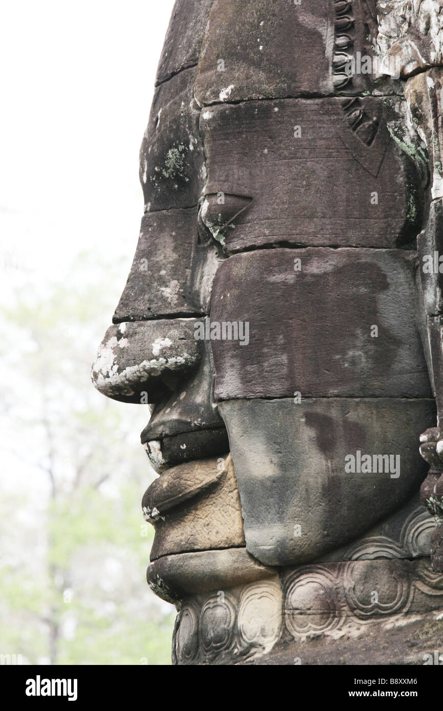 Carved face of statue hi-res stock photography and images - Alamy