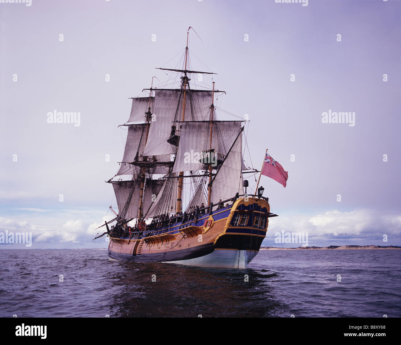 TALL SHIP ENDEAVOR, U.K Stock Photo - Alamy