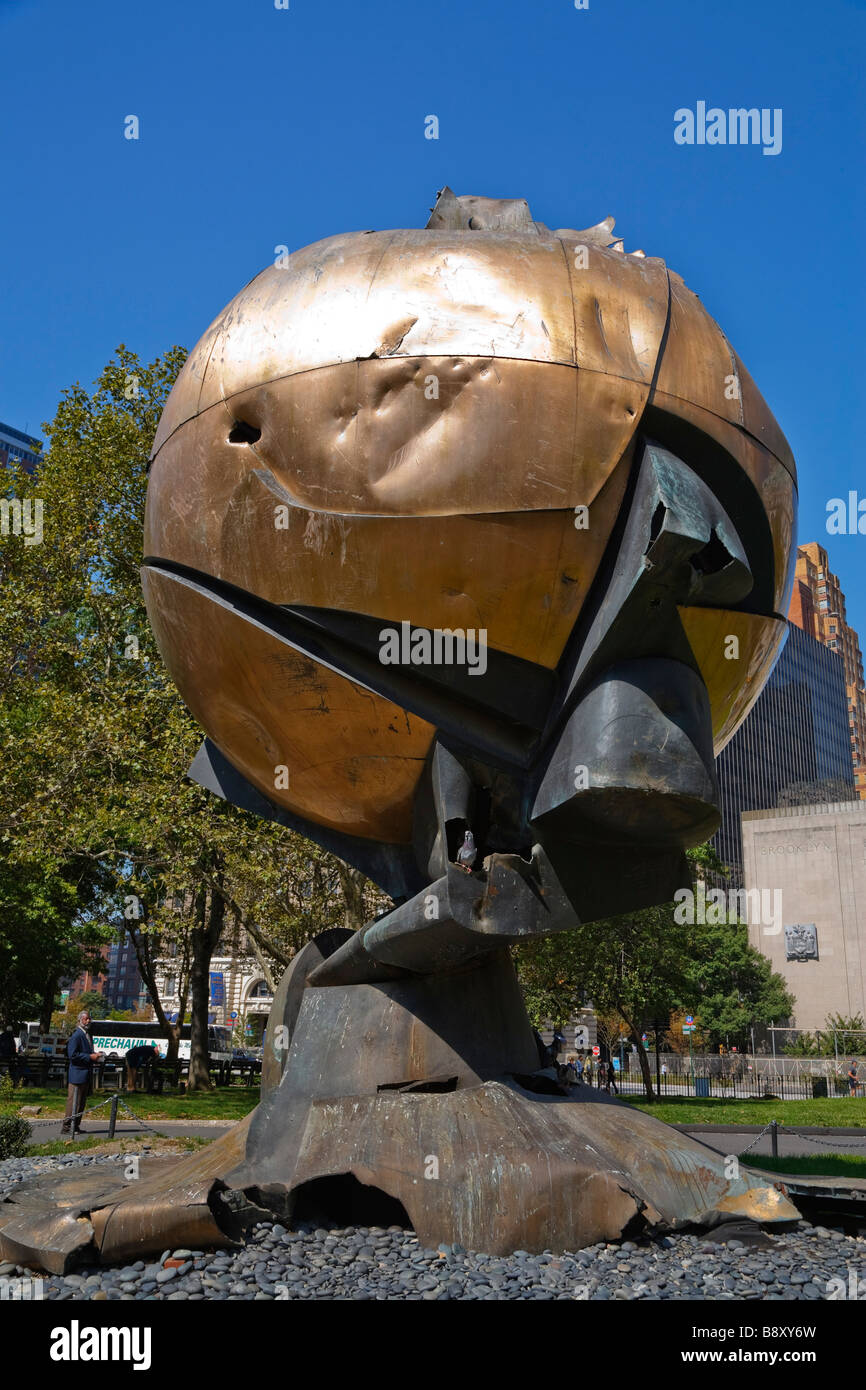 The Sphere Battery Park New York NY Stock Photo - Alamy