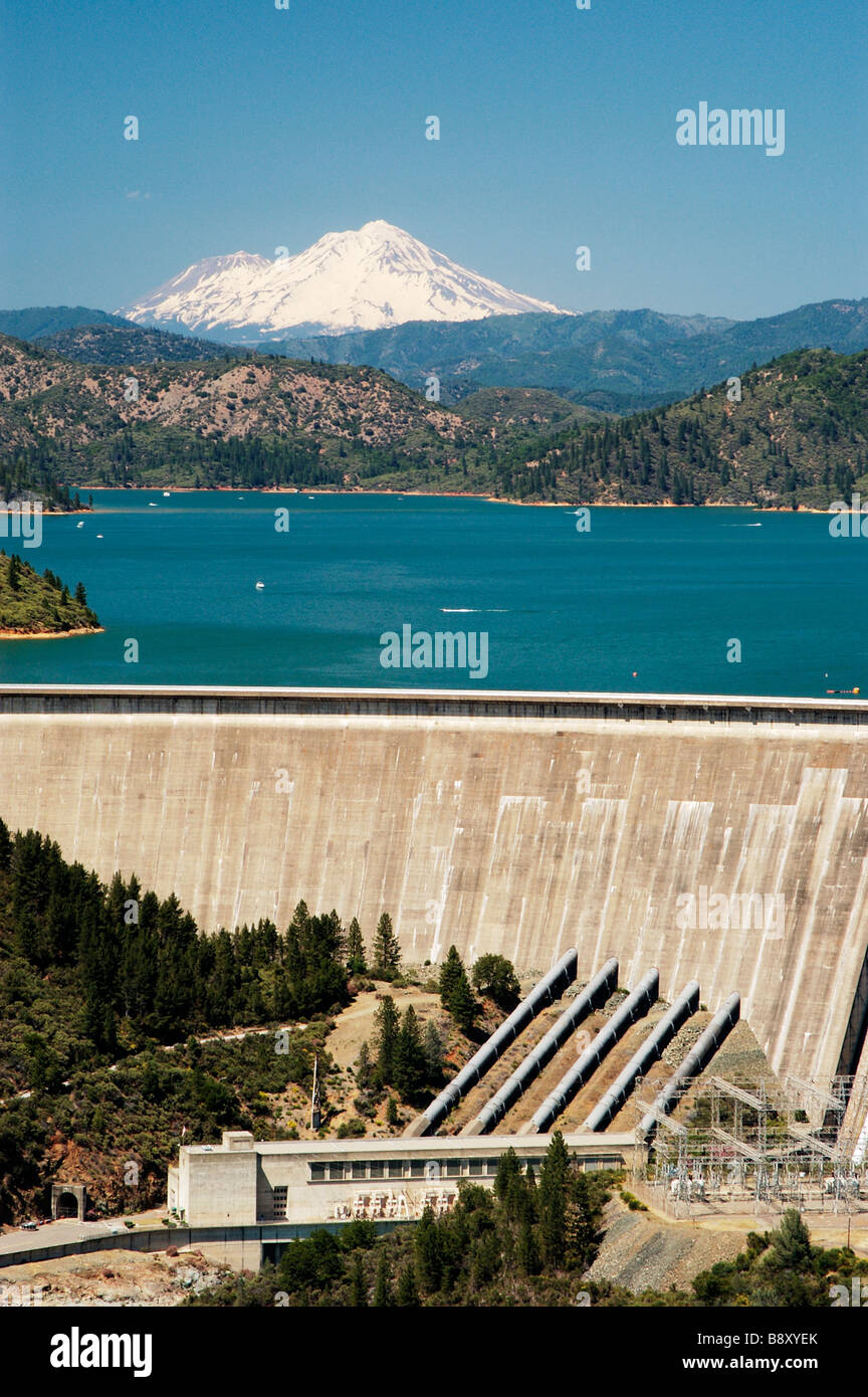 Shasta Dam located on the Sacramento River in Northern California is ...