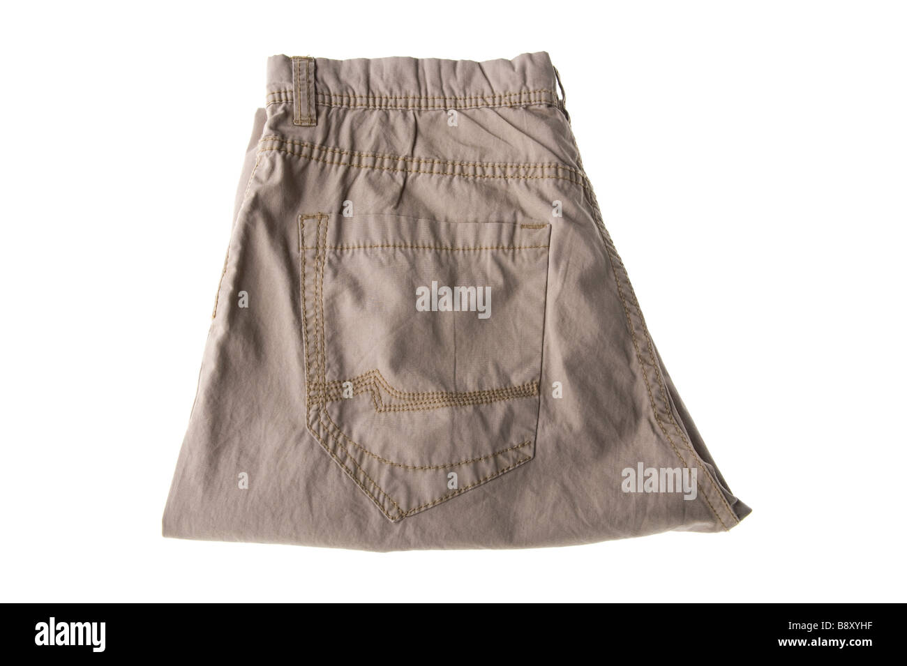 object on white clothes pants close up Stock Photo - Alamy