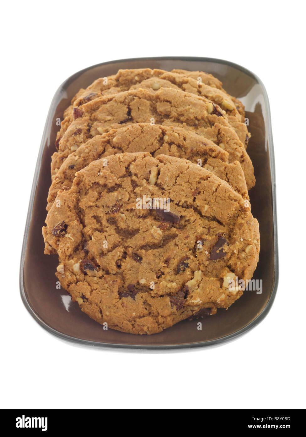 Tasty Rich Luxury Belgian Chocolate Cookies Or Biscuit Snacks Isolated ...