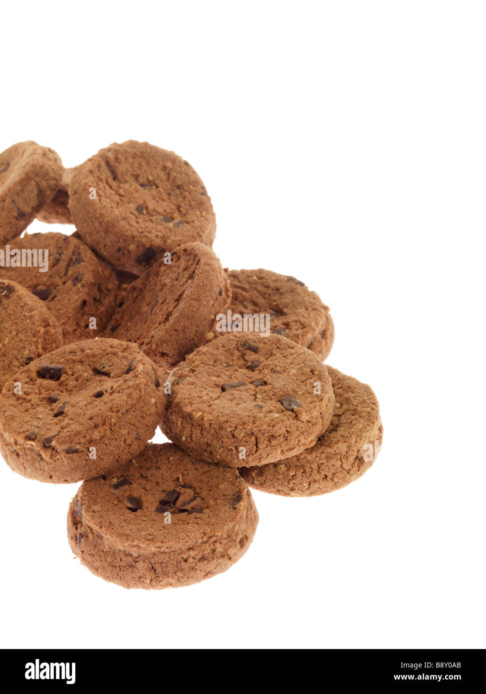 Mini Choclate Chip Cookies Stock Photo - Alamy
