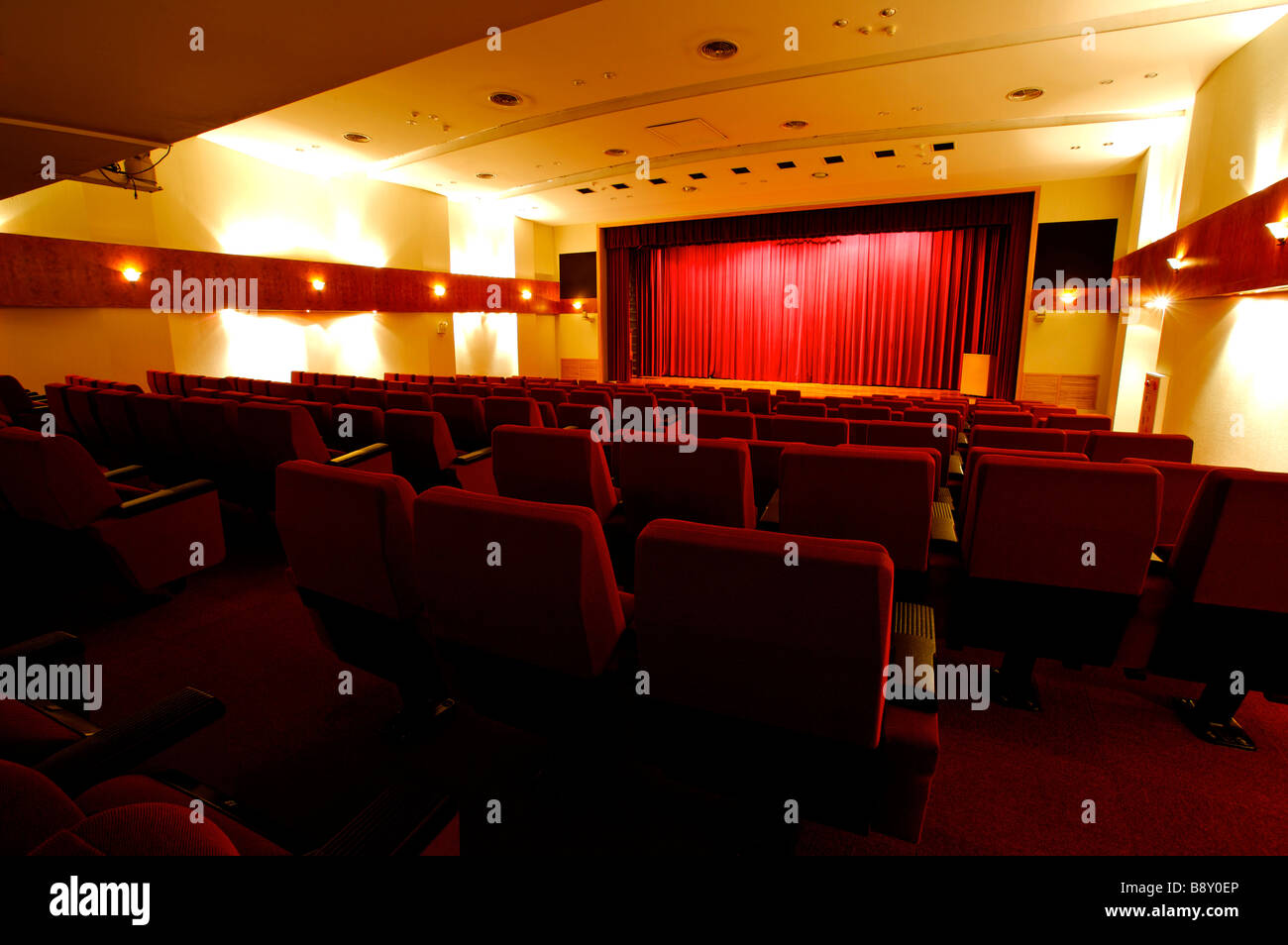 Interior design of lecture hall Stock Photo - Alamy