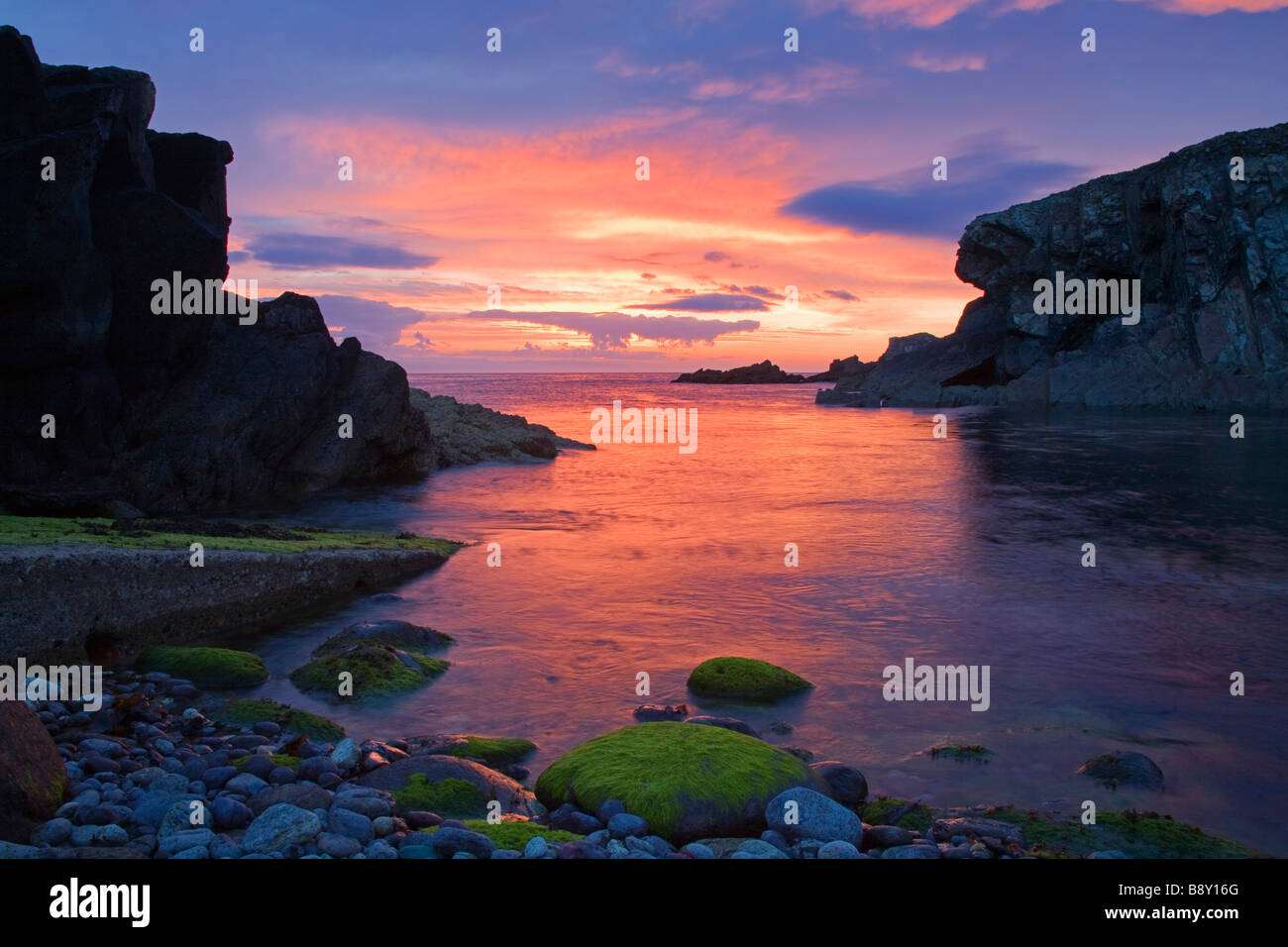 Rocks on the coast, Clogher Head, Dingle Peninsula, County Kerry ...