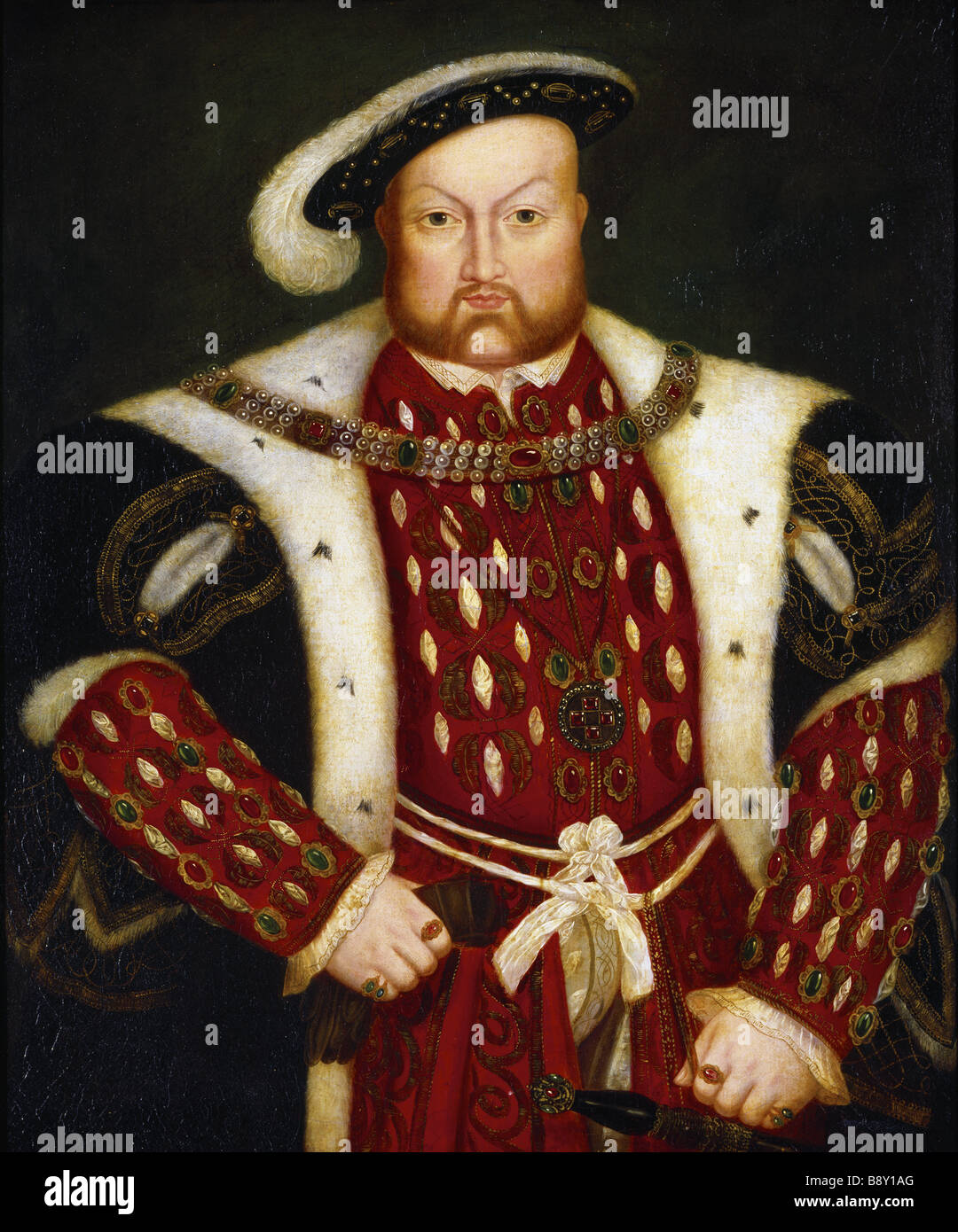PORTRAIT OF HENRY VIII from the collection of Lord Howard of Effingham ...