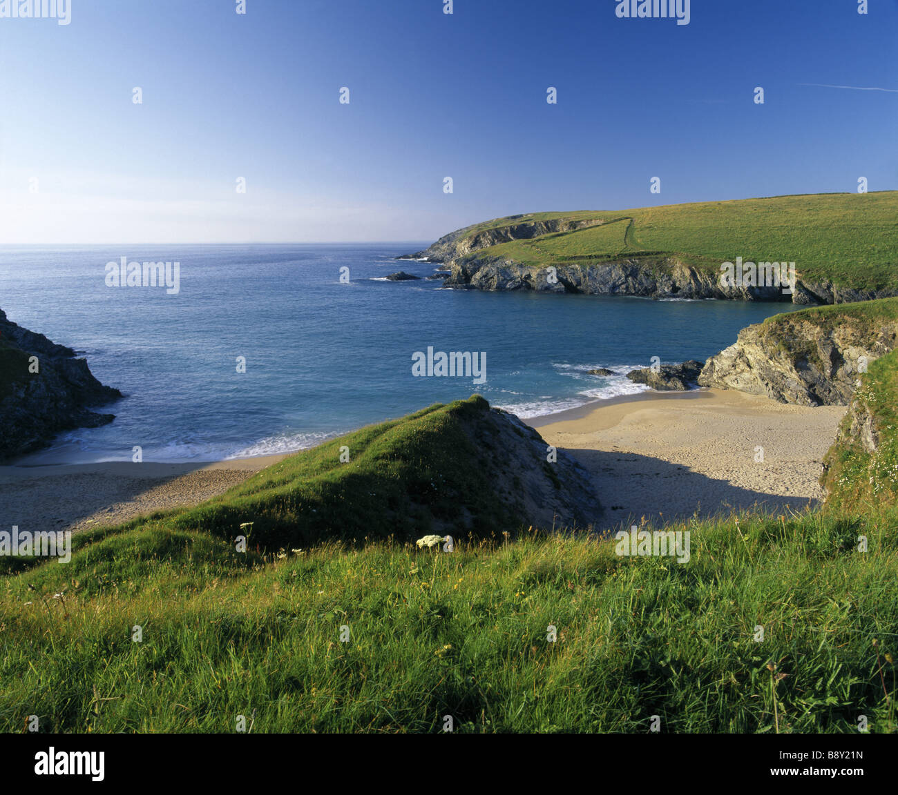 Pentire Head & Portquin Bay Stock Photo - Alamy