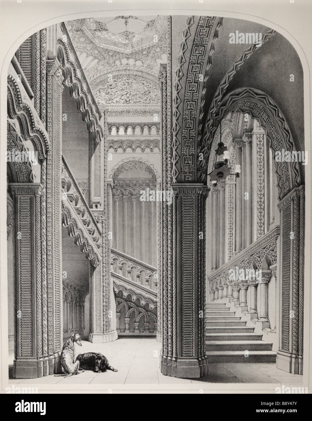 Grand Staircase Drawing