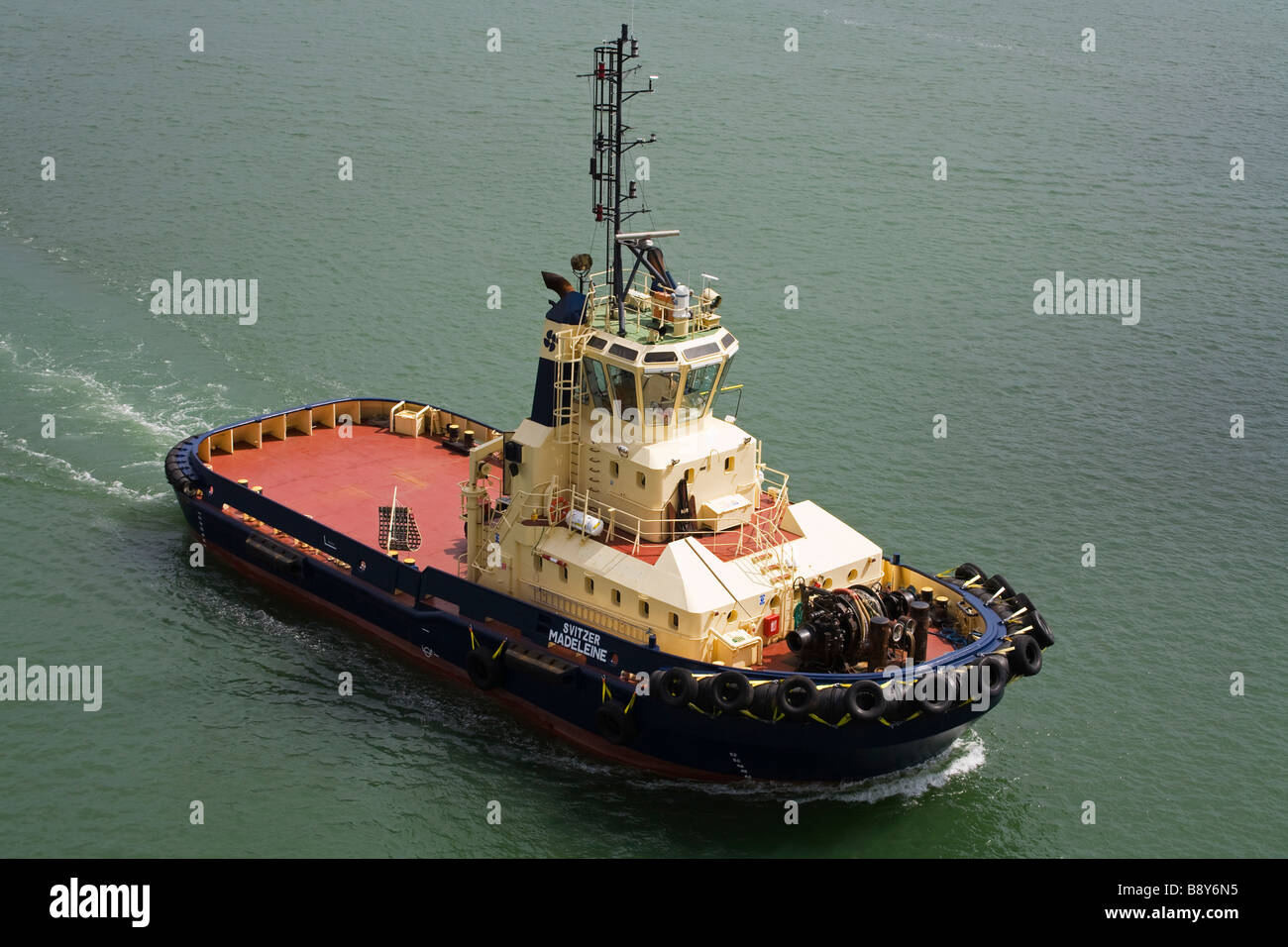 Tug Boat, Port of Southampton, Hampshire County, England, Great Britain ...