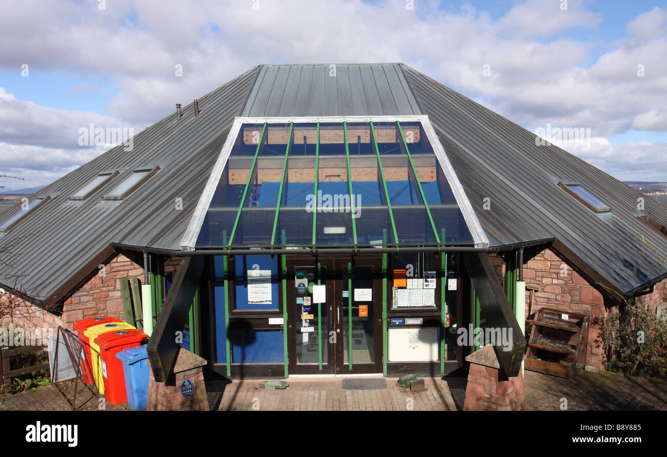 exterior of Montrose basin visitors centre Angus Scotland March 2009 ...