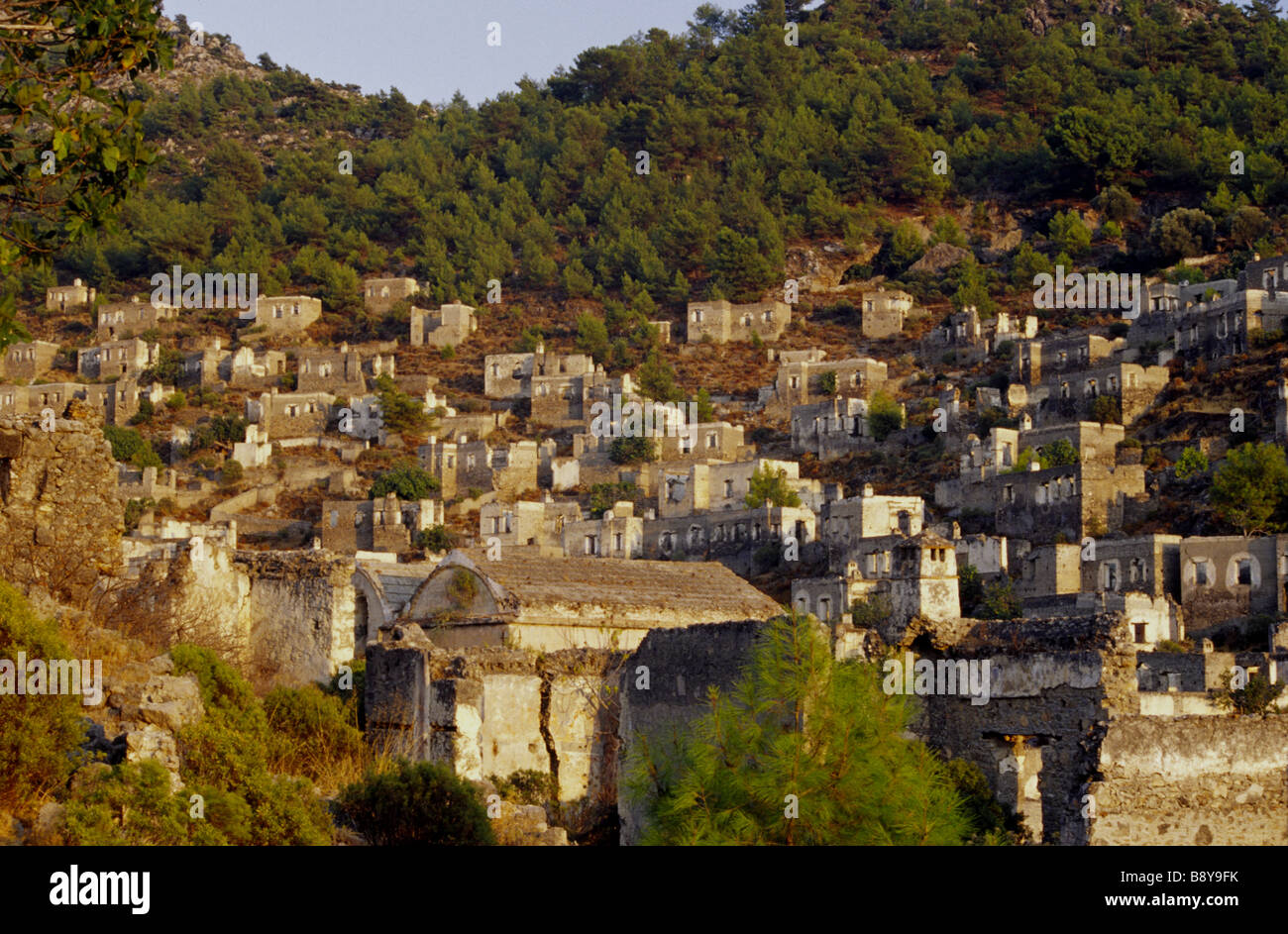 kayaköy or kayakoyu is a ghost town Village in turkey. the Greek name ...